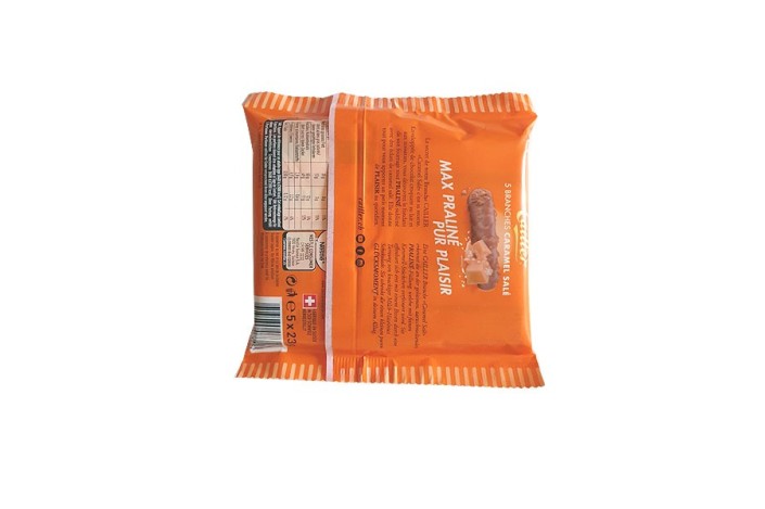 Branche with salted caramel 115g, made by Cailler of Switzerland - c...